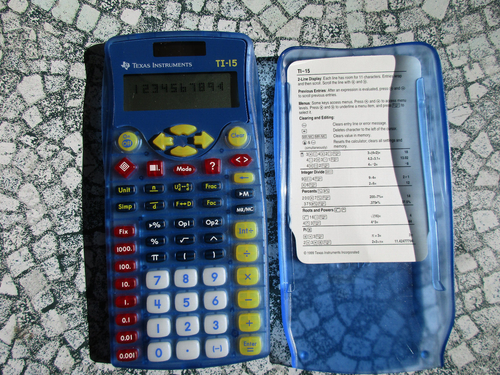 Texas Instruments TI-15 Explorer Scientific Elementary Calculator | eBay