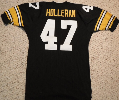 RARE PITTSBURGH STEELERS 1991 GAME JERSEY RANDY HOLLERAN KENTUCKY RIPON ...
