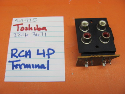 📈TOSHIBA 22163671 RCA 4P TERMINAL SA-725 STEREO RECEIVER | eBay