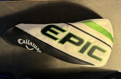 Callaway Golf 2021 Epic Driver Head Cover - Black/White/Green | eBay