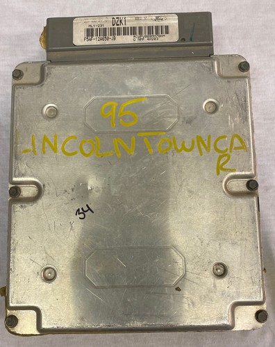 1995 LINCOLN TOWNCAR OEM ECU ENGINE CONTROL MODULE [CHECK PART#]F5AF ...