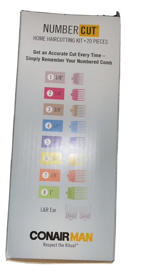 Conair Number Cut 20-piece Home Haircut Kit FAST SHIPPING! ! | eBay