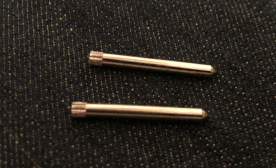 Guitar/Instrument Case LIFTON Handle Axle Pins/Axles- NICKEL- NOS- LAST ...
