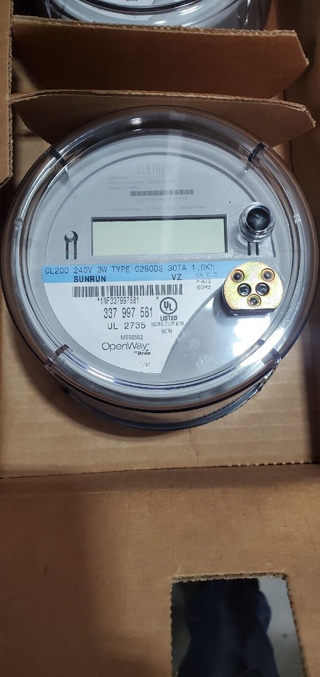 Centron Itron Sunrun OpenWay Smart Meter CL200 240V 3W C2SODS | eBay