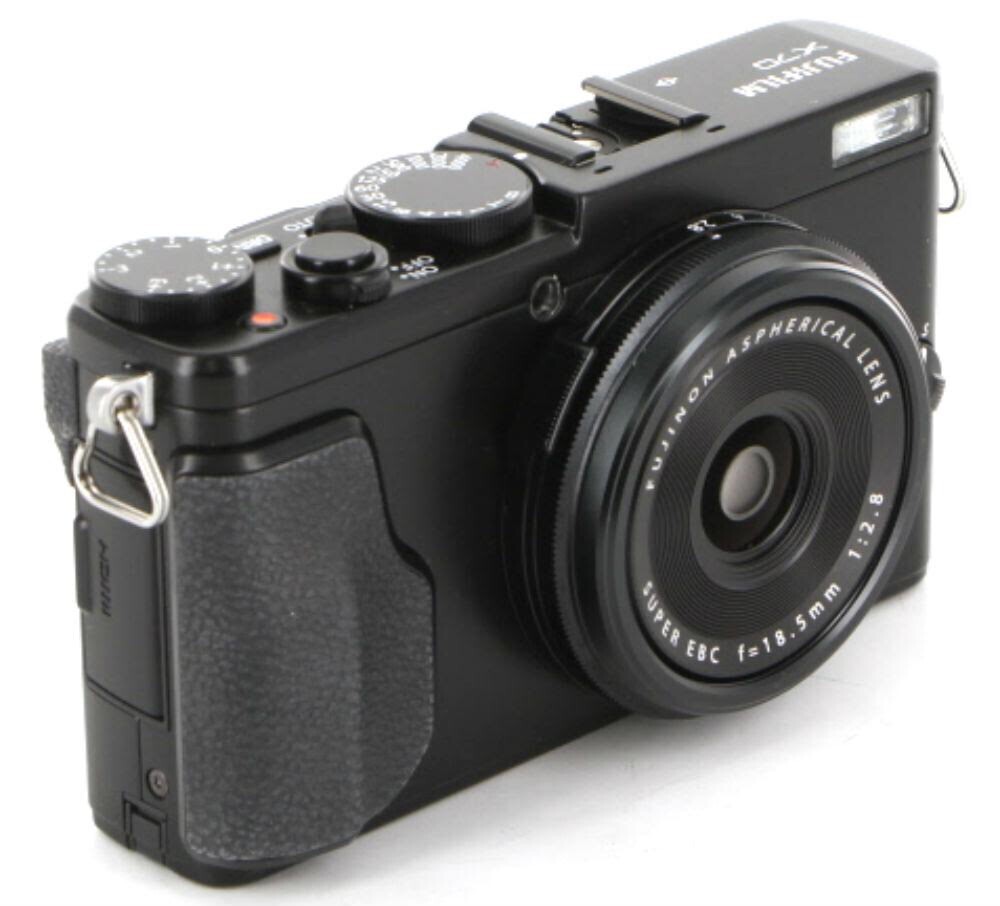 Fujifilm finepix FinePix X70 digital camera W. 4x Zoom Lens Black Made ...