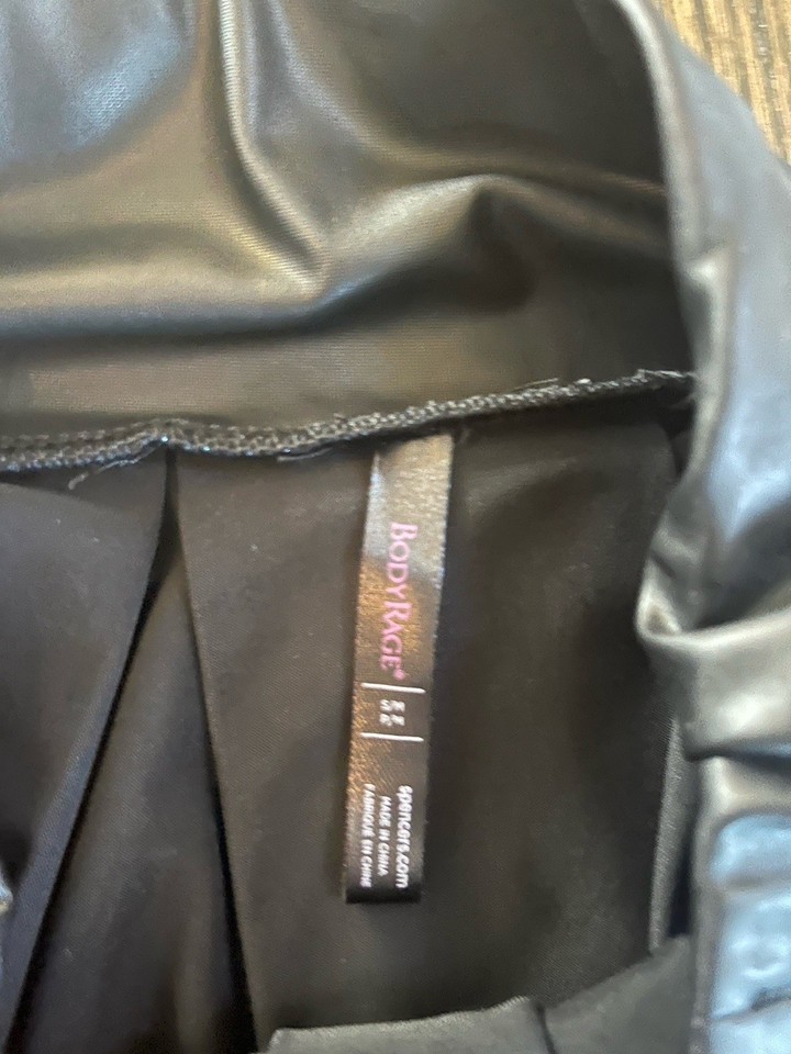 Spencer's Body Rage Mini Skirt Small Goth Pleated Black Cosplay Sexy ...