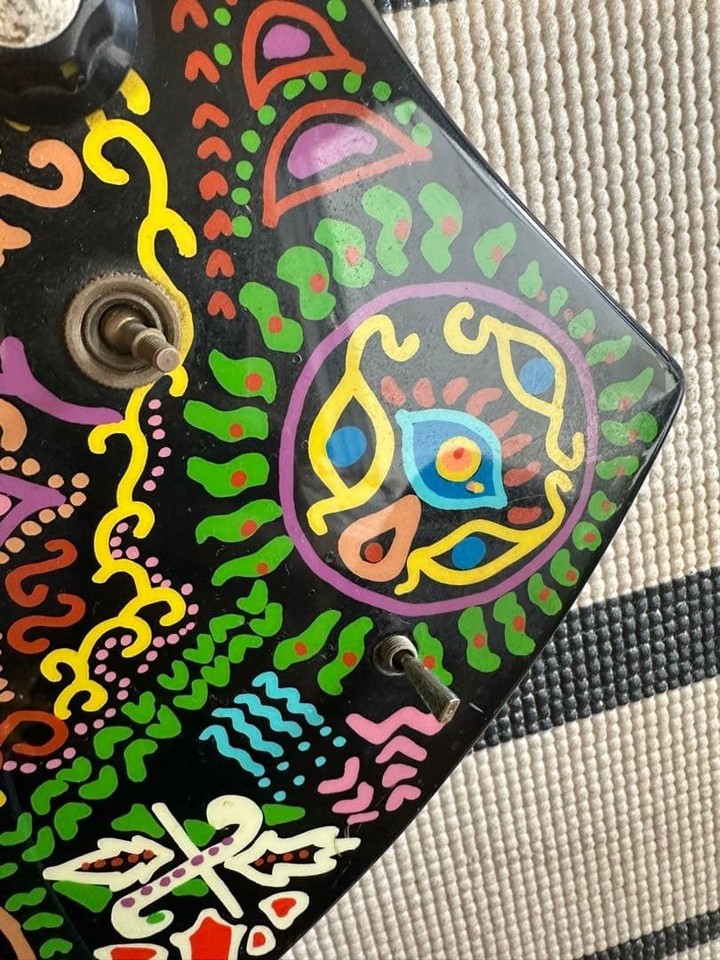 RARE Early 90s Fernandes MG-125X "Psychedelic" - hide X JAPAN Signature ...