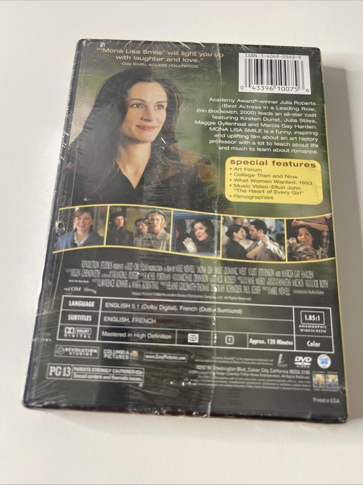 Mona Lisa Smile (DVD, 2004) 43396100756| eBay