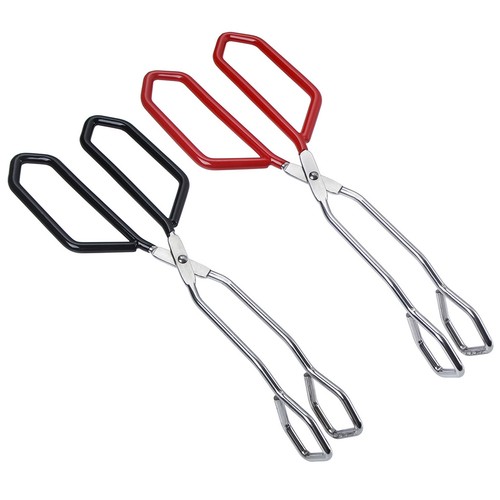 Stainless Steel Scissor Tongs, Kitchen Cooking Tongs For Grill Bread ...