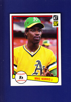 Mike Norris 1982 Donruss Baseball #197 (NM+) Oakland Athletics | eBay