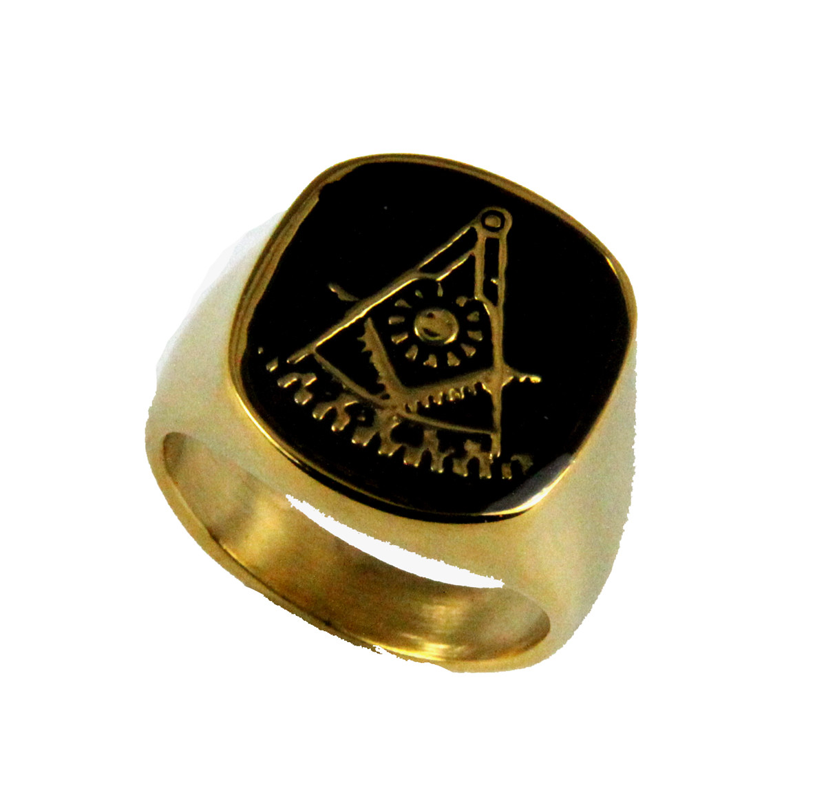 T81 Past Master Stainless Steel Ring Mason Freemason Masonic Rocker Sun ...