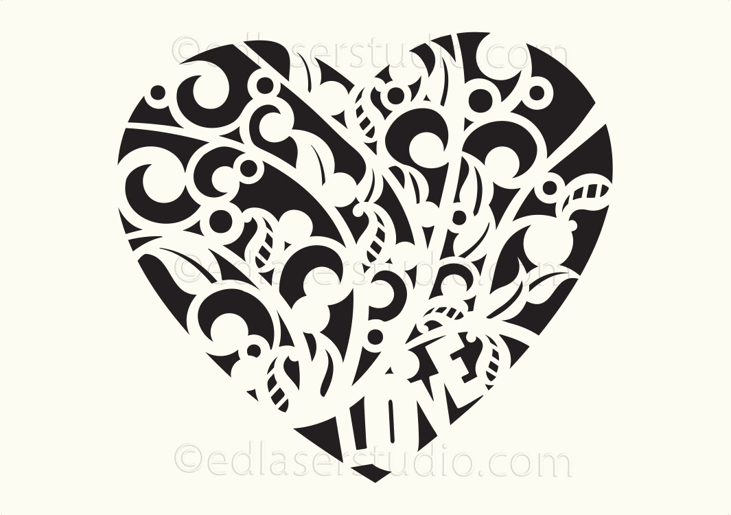 Heart Stencil Designs