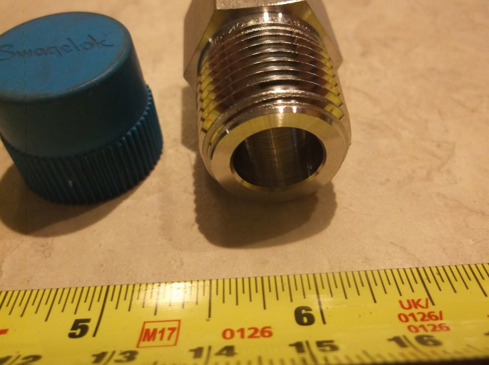 LOT OF 2 Swagelok SS-8-RB-6, 316SS, 1/2" MNPT x 3/8" FNPT | eBay