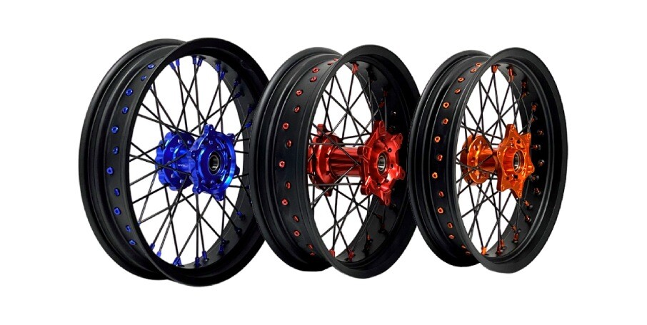 Set Felge Motard KTM 500 Exc-F 2012-2025 Hinten 17X4.25 Blau | eBay