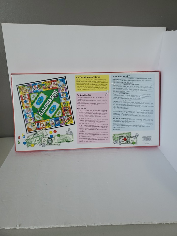 The Allowance Game - Lakeshore Learning Board Game Save Spend Money ...