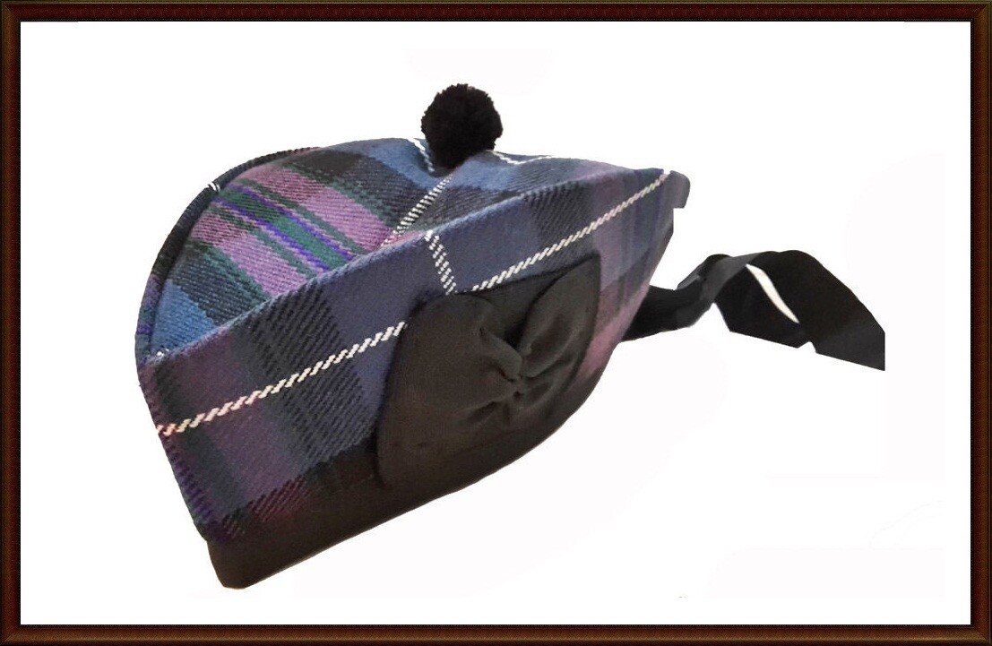Glengarry Scottish Piper Kilt hat Wool Pride Of Scotland tartan Hats ...
