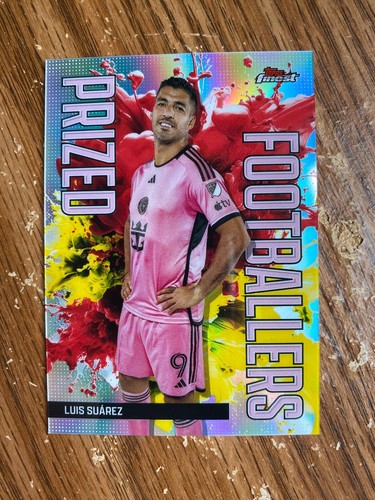 2024 Topps Finest MLS Luis Suarez Fusion Yellow Red SP Prized ...