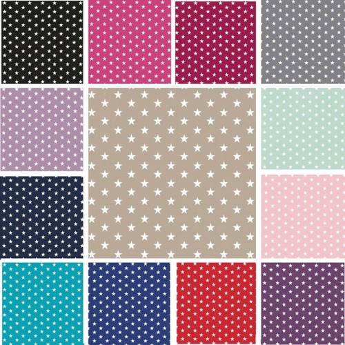 100% Cotton Fabric Small 1cm Mini Stars 145cm Wide Star | eBay UK
