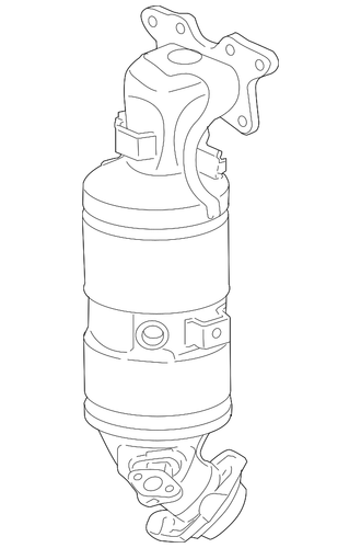 Genuine Honda Catalytic Converter 18160-RNA-A00 | eBay