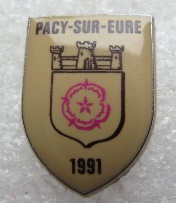 Pin's Logo Ecusson Ville Pacy Sur Eure 1991 Chateau | eBay
