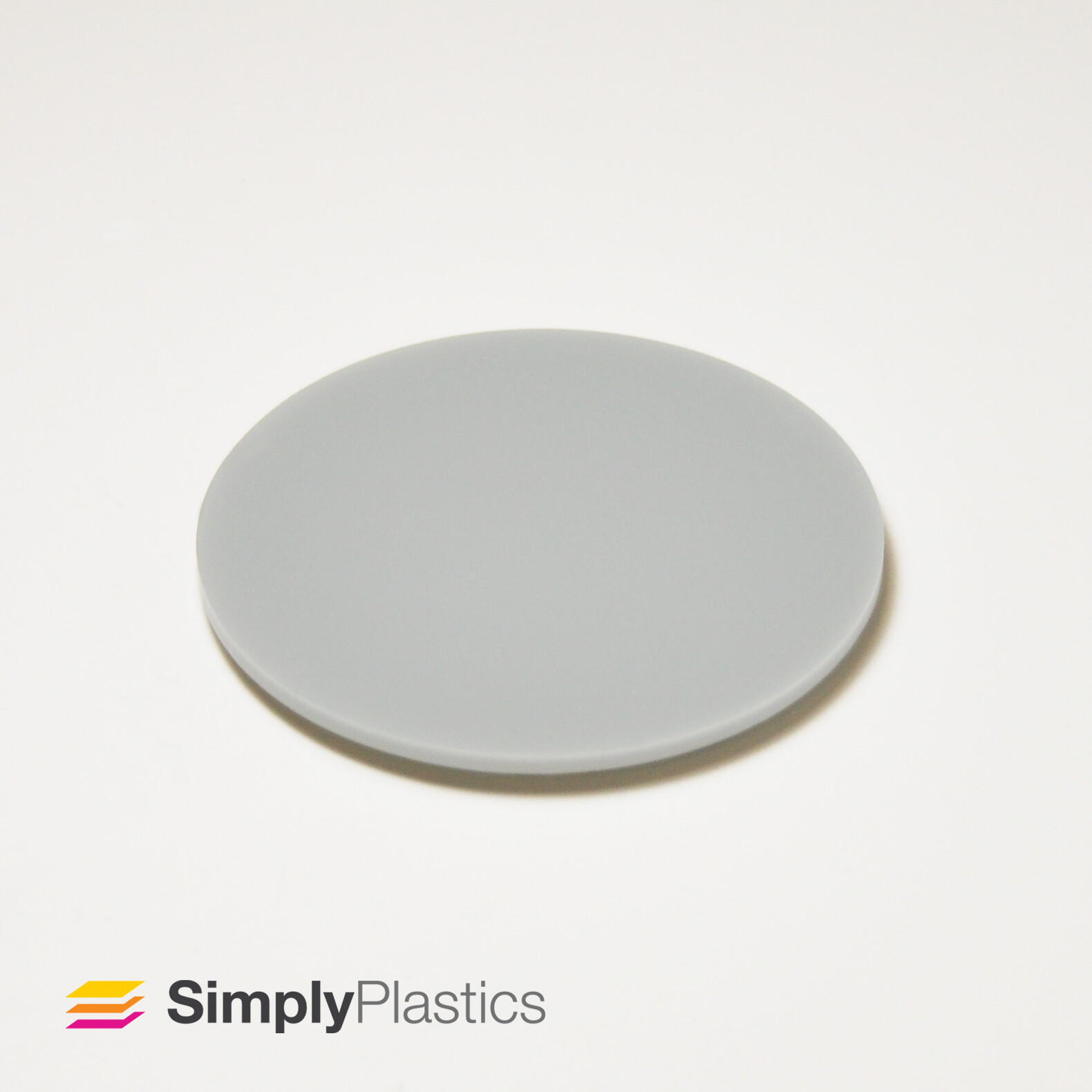 Perspex® Laser Cut Grey 9981 Acrylic Plastic Disc / Various metric ...