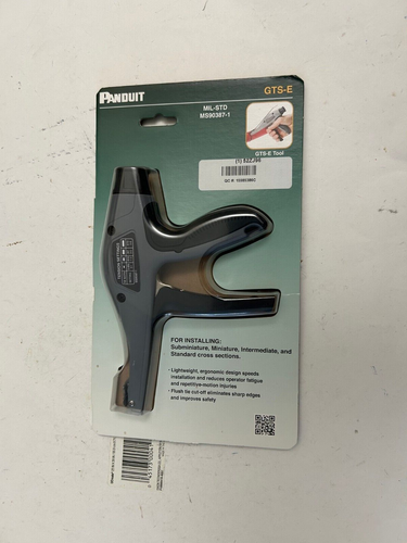 Panduit GTS-E Cable Tie Installation Tool Controlled Tension, Ergonomic ...