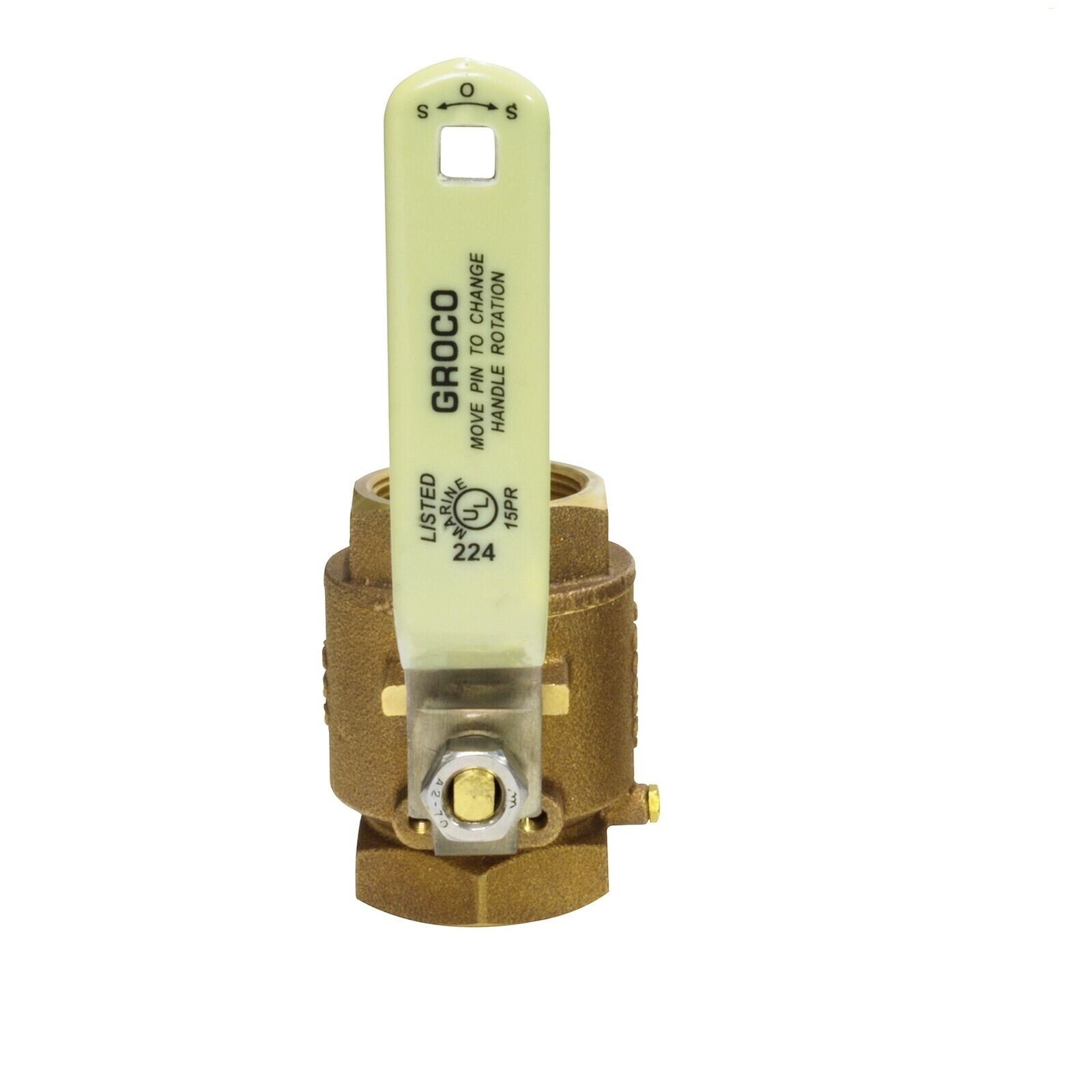 GROCO Bronze In-Line Ball Valve 2-1/2" #IBV-2500 for sale online | eBay