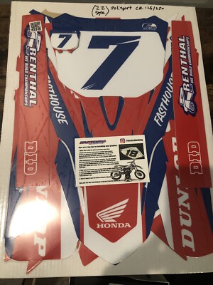 CR125 250 2002-2007 (NEW 2022 STYLE POLISPORT RESTYLE GRAPHICS KIT ...