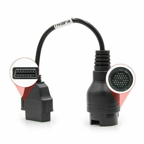 IVECO DAILY Van Truck Cable OBD2 to 38 PIN for Delphi, Autocom ...