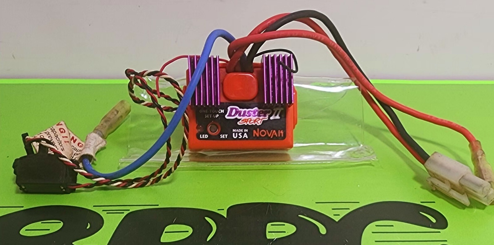 Vintage RC Part NOVAK Duster2 SPORT ESC ONE TOUCH setup (USED UNTESTED ...