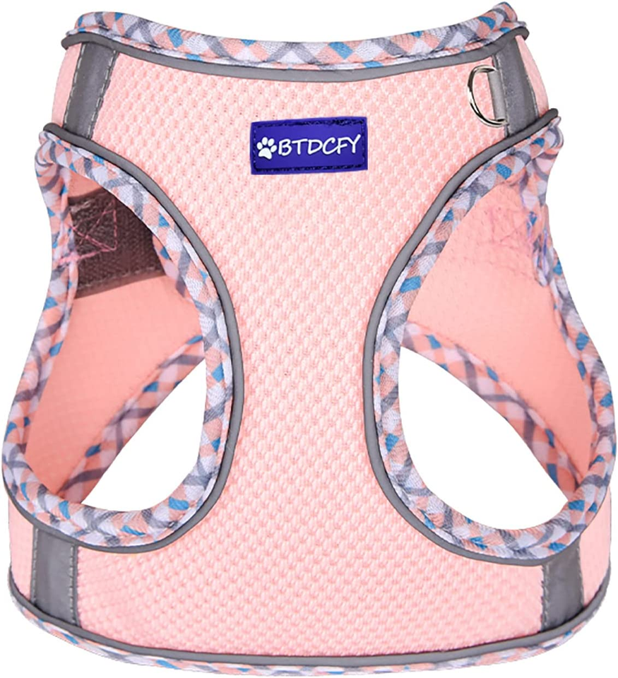 Step in Mesh Dog Harness and Leash Set Breathable Air Mesh Reflective ...