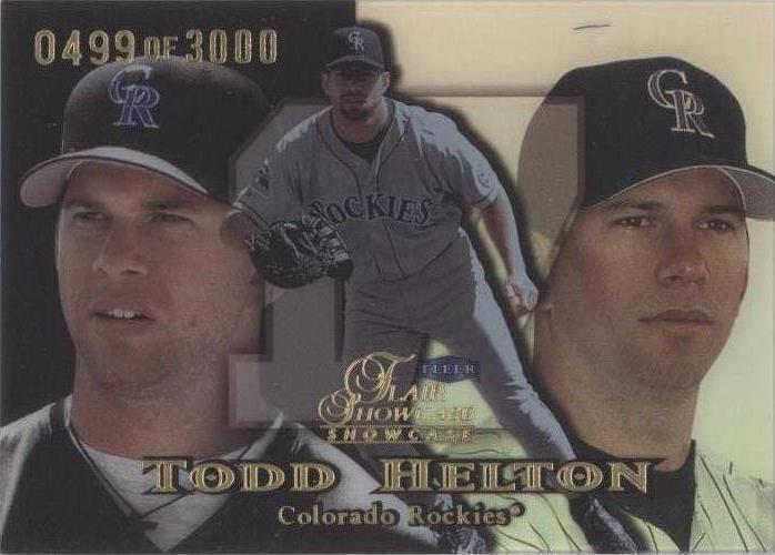 1999 Flair Showcase - Todd Helton #81 Row 1 /3000 for sale online | eBay