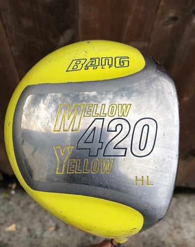 Bang Golf Mellow Yellow 420 Titanium 12° Driver Grapite Shaft RH Mens ...