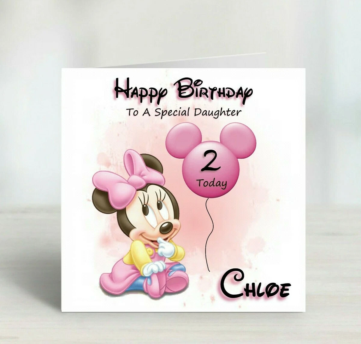 Minnie Mouse Happy 2nd Birthday
