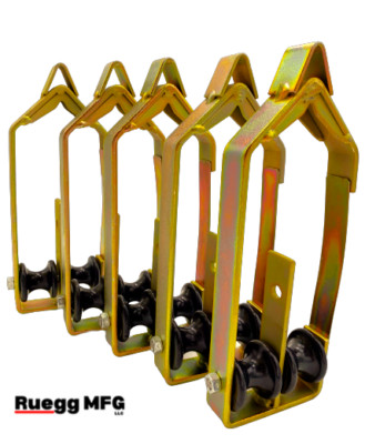 RUEGG DUAL Overlash Cable Rollers CATV Aerial Tools | eBay