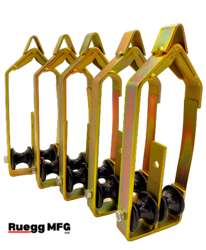 RUEGG DUAL Overlash Cable Rollers CATV Aerial Tools | eBay