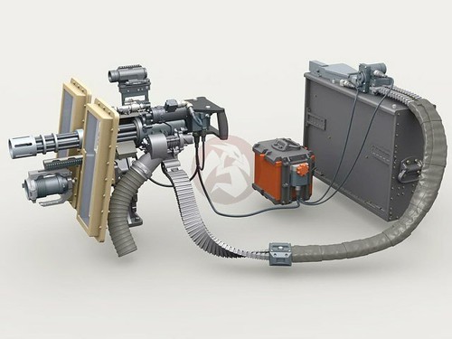 Legend 1/35 M134D Minigun on Transparent Shield Mount w/4000 Rd Ammo ...