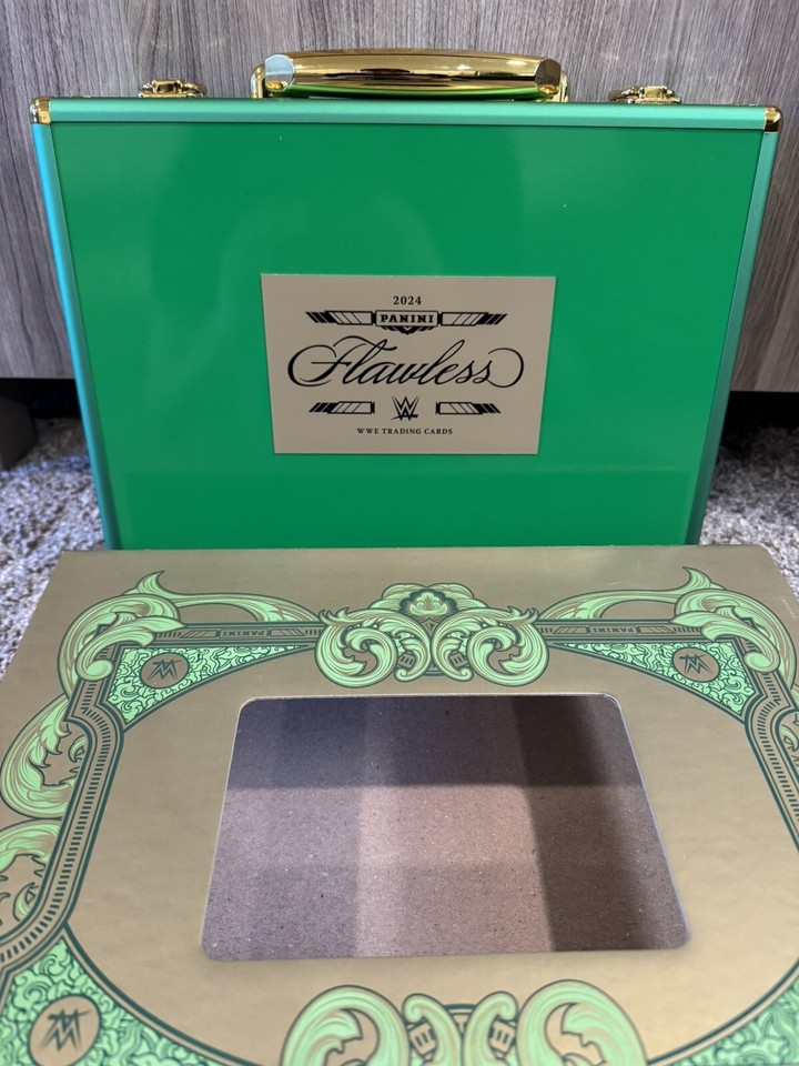 2024 PANINI Flawless WWE Empty Briefcase EMPTY CASE Money In The Bank W ...