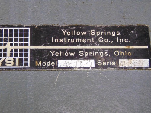 YSI Yellow Springs Instruments Tele-Thermometer 46TU FROM NAVAL ...