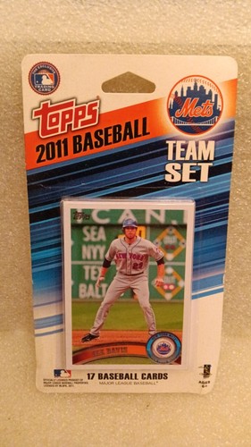 Topps 2011 Cards New York Mets Team Set Baseball Cards Factory sealed ...
