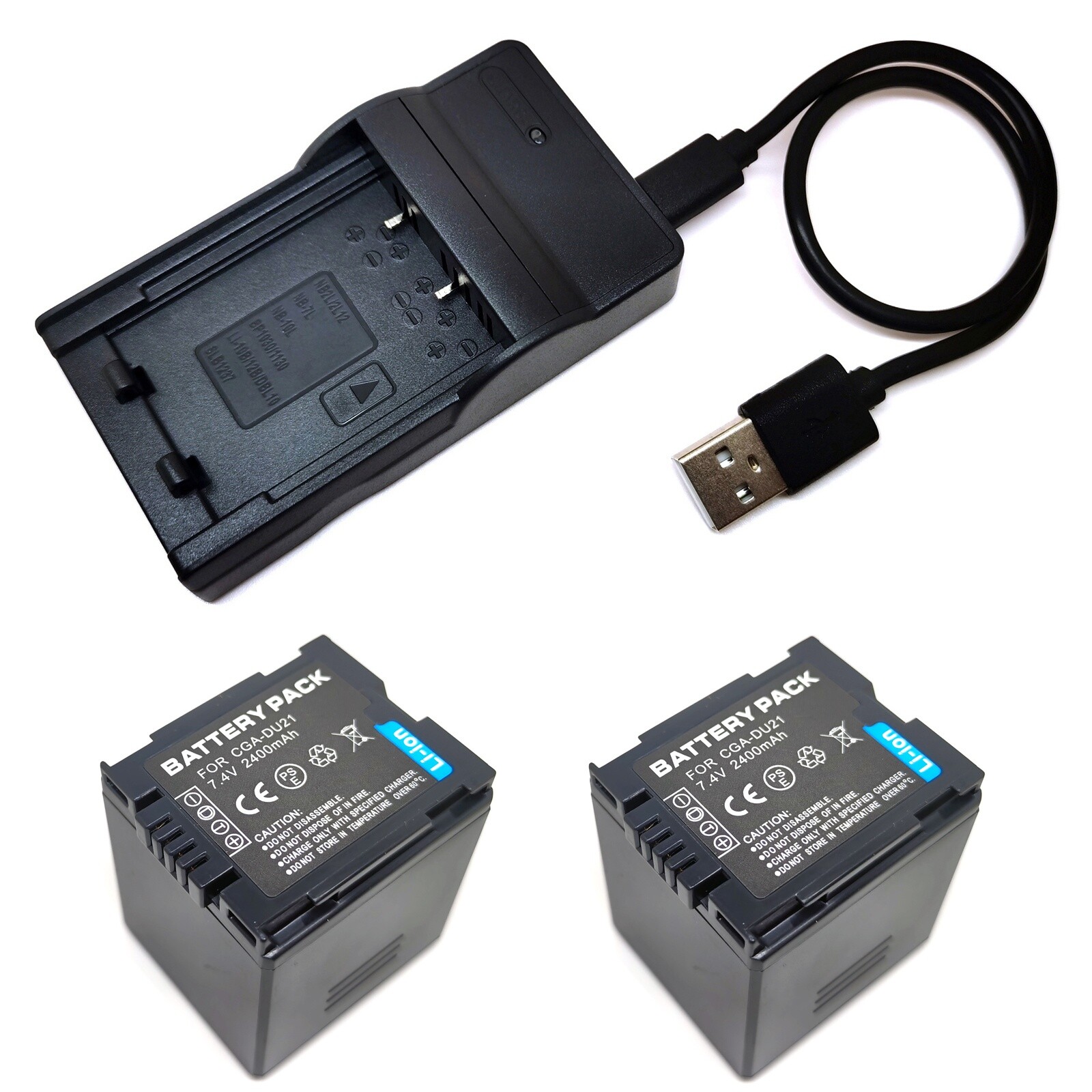 Battery Pack / USB Charger For Hitachi DZ-MV750E DZ-MV780 DZ-MV780A DZ ...