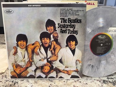 THE BEATLES BUTCHER COVER LP YESTERDAY & TODAY LP MARBLED COLOR VINYL ...