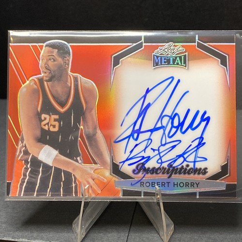 2024 Leaf Metal Inscriptions Robert Horry On Card Autograph 49/100 HOF ...