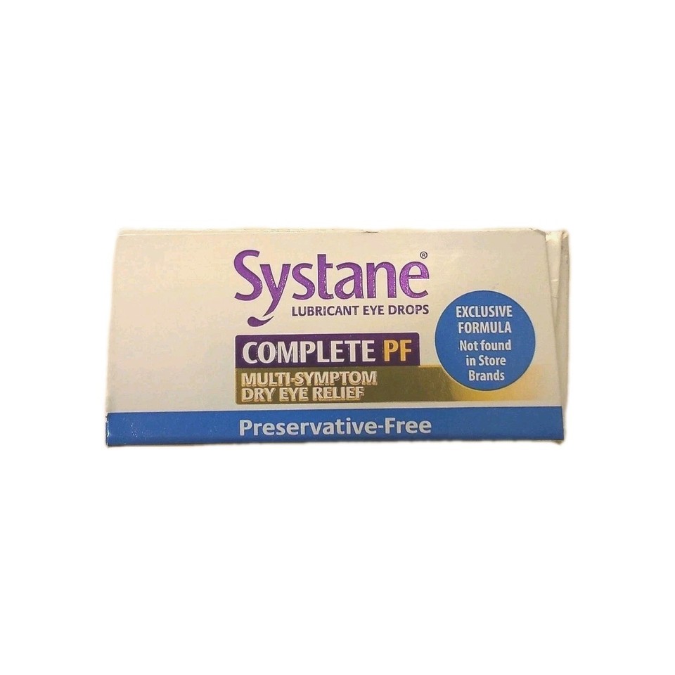 Systane Complete PF Eye Drops Twin Pack 10ml Preservative Free Exp 2006 ...