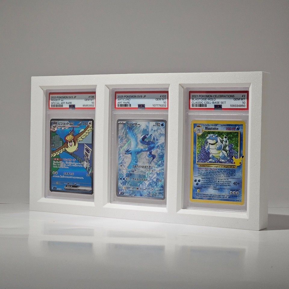 Graded Card Slab Display Frame – Pokemon, TCG, Sports Cards, PSA, SGC ...