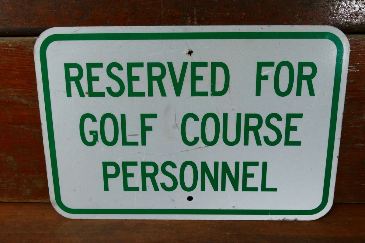 Vintage Reserved Sign