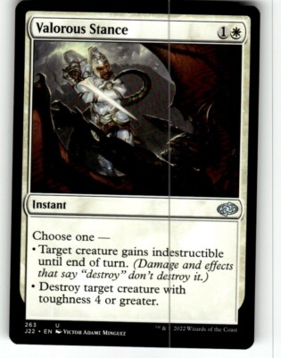 MTG Magic the Gathering Valorous Stance (59/835) Jumpstart 2022 | eBay