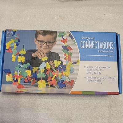 HearthSong Hearth Song Connectagons Geometrics Glow in the dark 150 ...