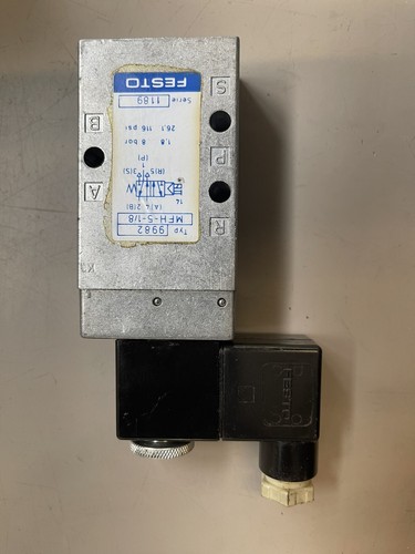 Festo 9982 Solenoid Valve MFH-5-1/8 | eBay UK