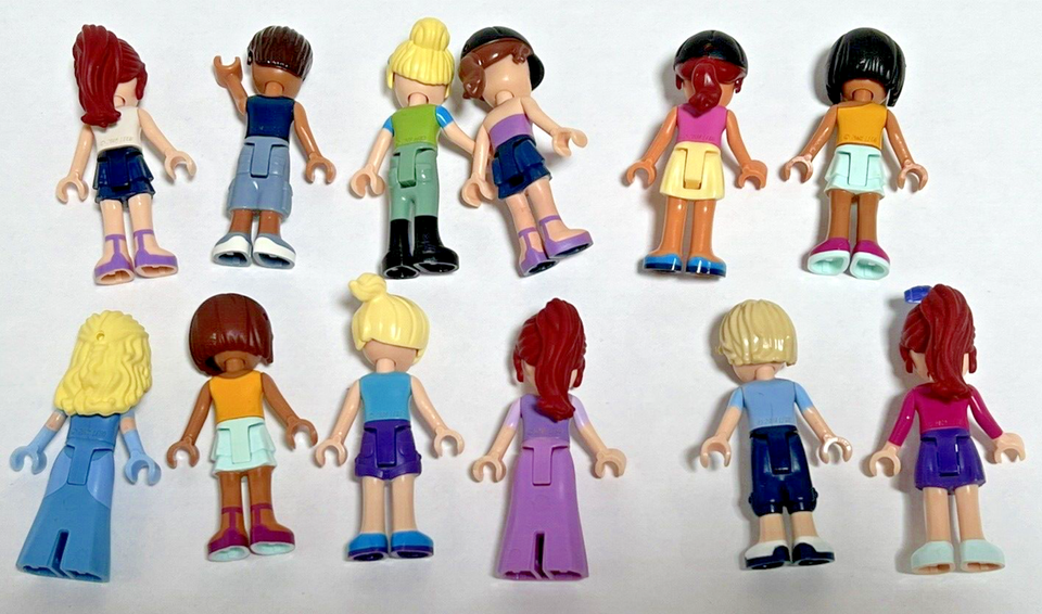 LEGO Minifigure Lot of 12 Friends Mismatched Figures | eBay